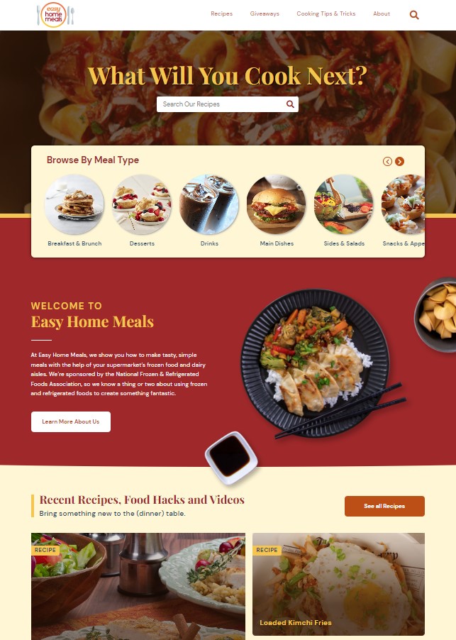 A Tasty New Site Experience for Deliciously Simple Recipes - National ...
